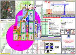 Plan d'installation de chantier - PIC - 2D - 3D - MéthoCAD
