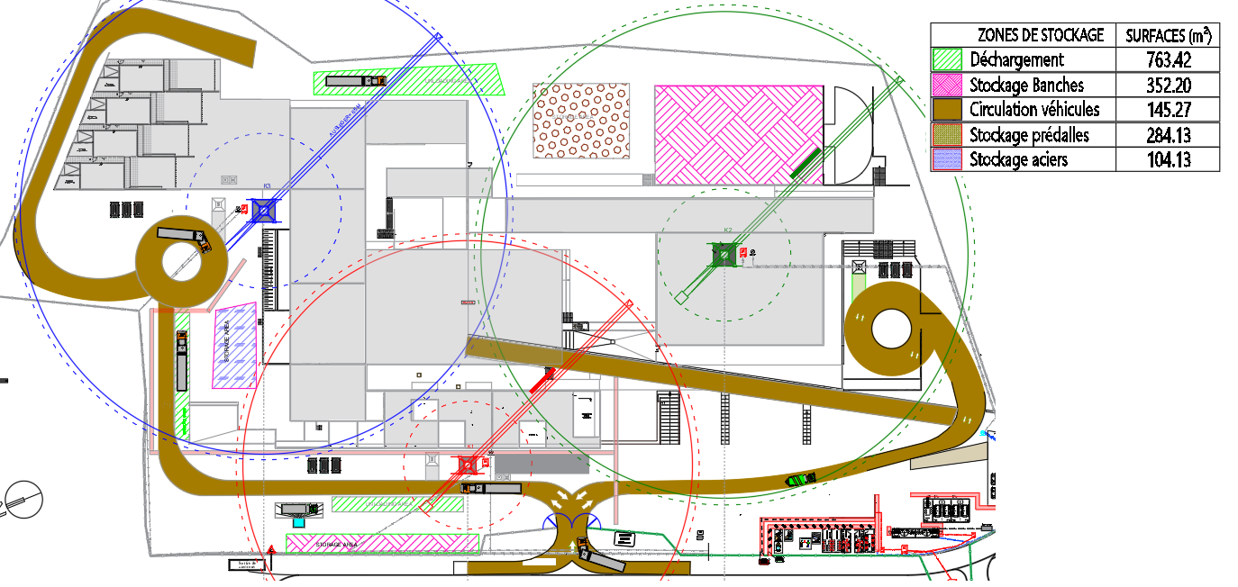 Plan d'installation de chantier - PIC - 2D - 3D - MéthoCAD