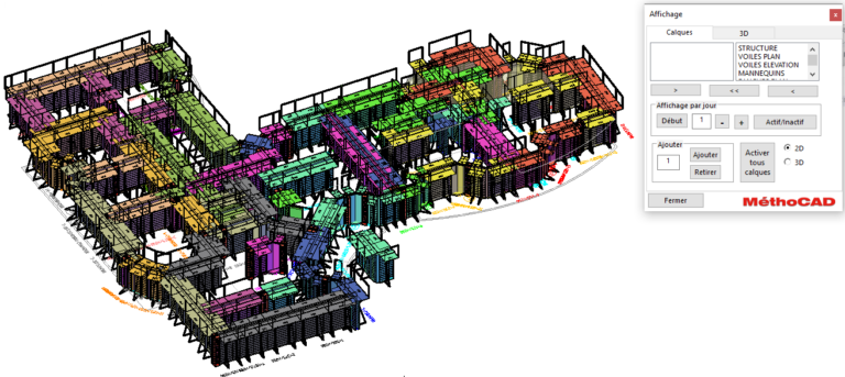 Rotation de banches - MéthoCAD - Méthodes chantiers Gros-œuvre